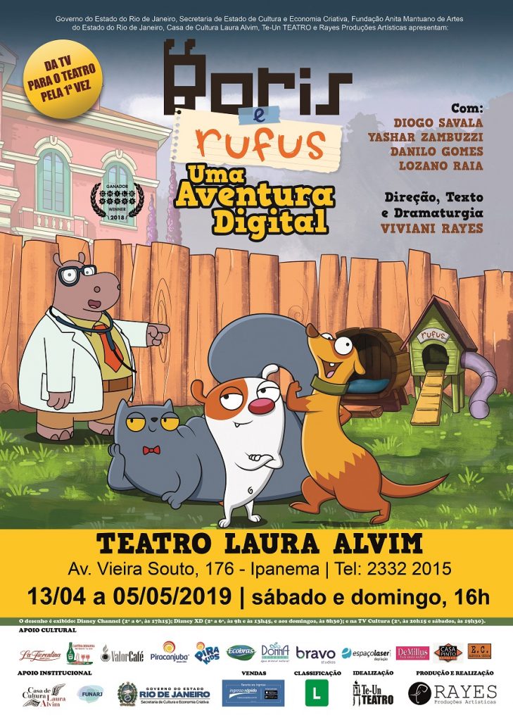 BORIS E RUFUS – UMA AVENTURA DIGITAL – ONG REDE – ARTE & REDE – Rio de ...